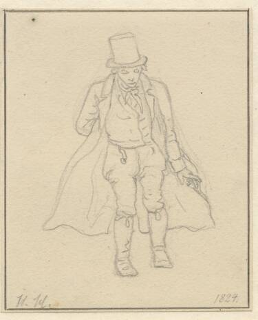 Mendel Levin Nathansons ældste døtre, Bella og Hanna, 1820, C.W ...