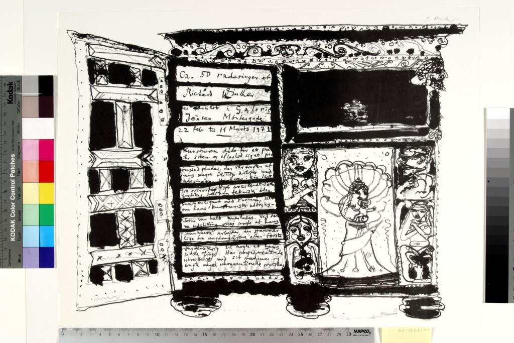 Kunstneren døde for et par år siden -, 1971, Richard Winther | SMK Open
