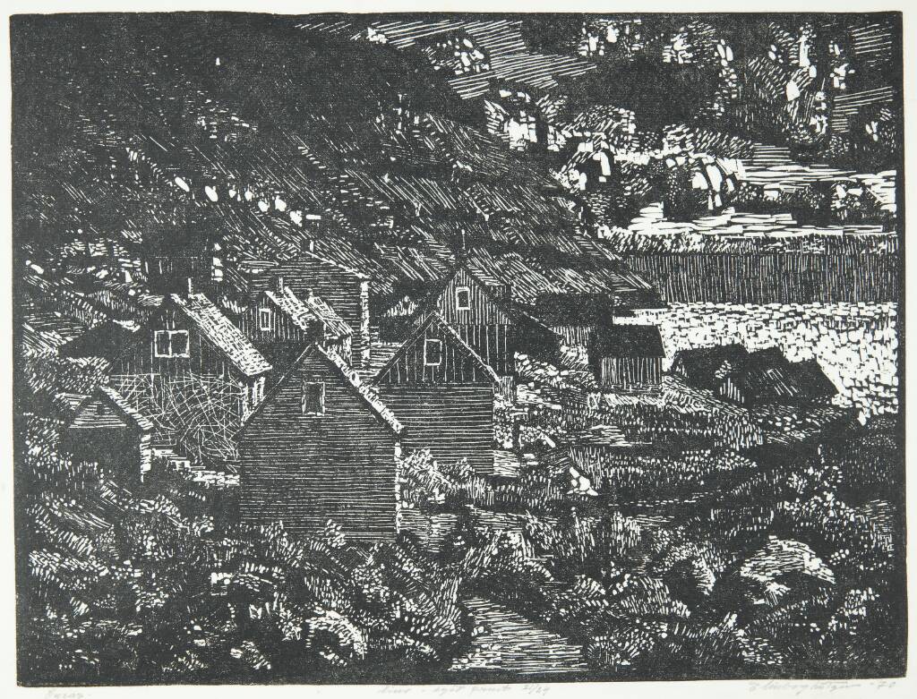 "Oyar, Klaksvik", 1970, Elinborg Lützen | SMK Open