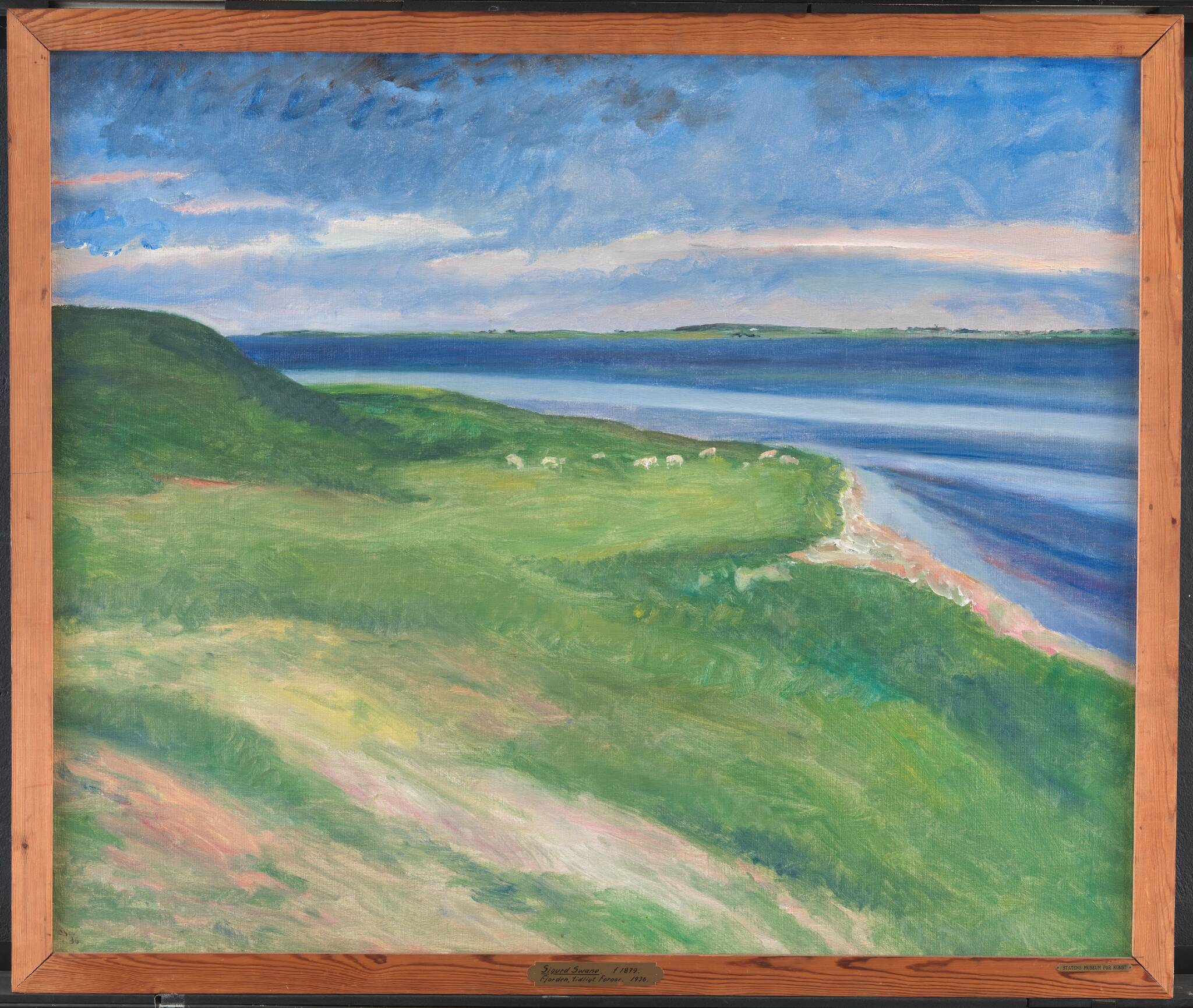 Fjorden. Tidligt forår, 1936, Sigurd Swane | SMK Open