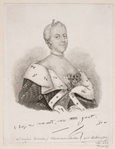 Caroline Mathilde, Christian VII's dronning, 1769, Jens Juel | SMK Open