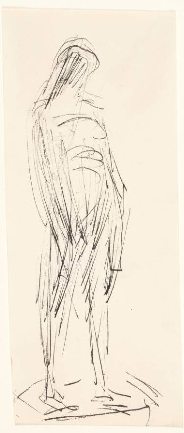 Kvinde giver et barn en endefuld, 1950, Gottfred Eickhoff | SMK Open