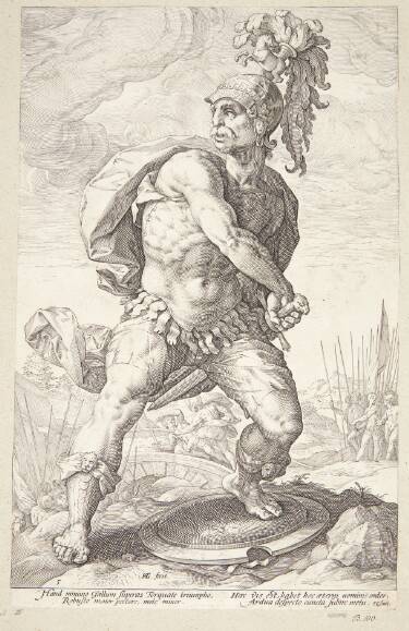 Marcus Valerius Corvus, 1586, Hendrick Goltzius, Hendrick Goltzius ...