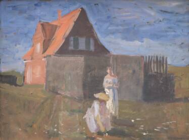 Prometheus danner mennesket af ler, 1845, Constantin Hansen | SMK Open