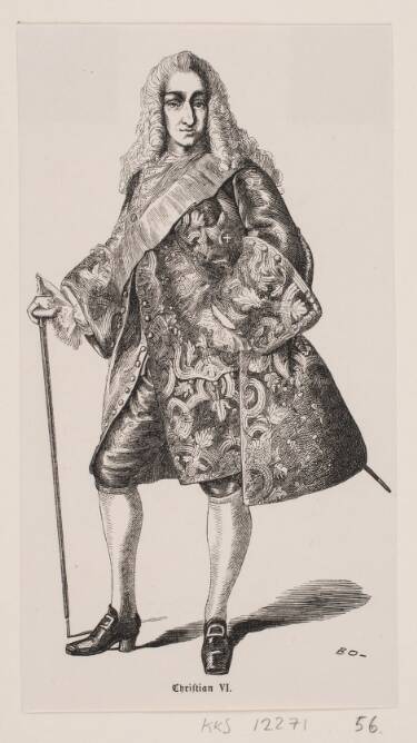 Christian VI, 1704 – 1765, Johann Salomon Wahl | SMK Open