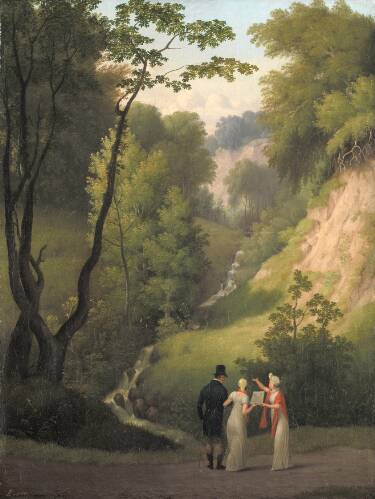 Landskab med stente, Møn, 1810, C.W. Eckersberg | SMK Open